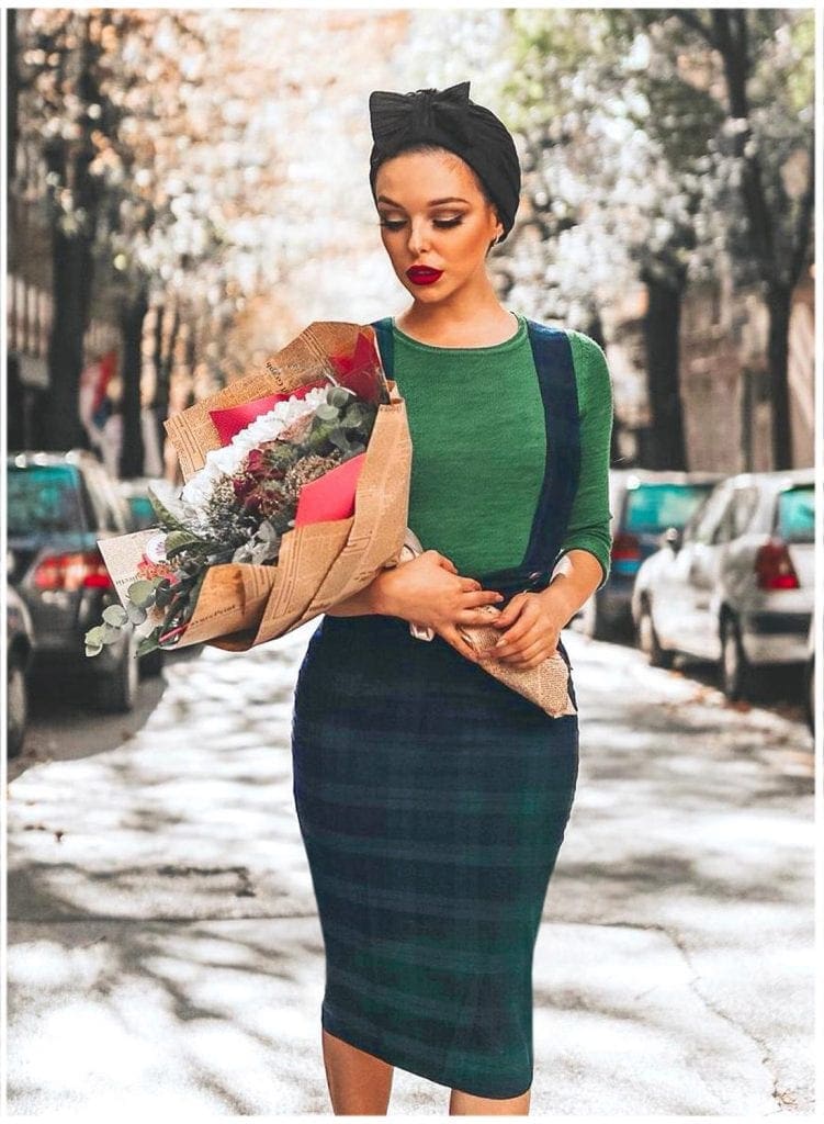 Black petticoat - British Retro