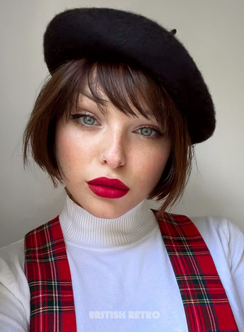 French Beret - In Green, Red, Black and Purple | British Retro