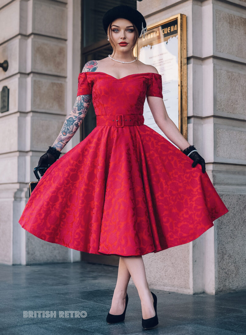 Evening Dress - 1950's Vintages Inspired Dresses | British Retro